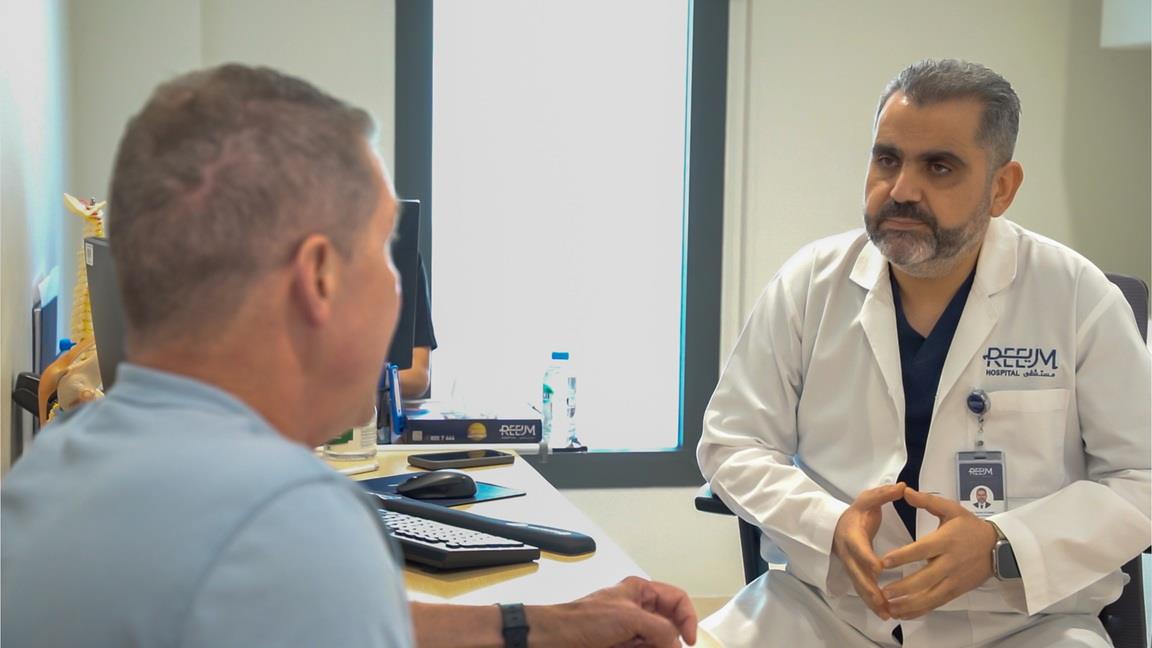 Reem Hospital Patient Covers 2 KM Hours After Hip Replacement