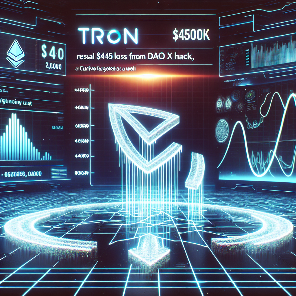 Tron Reveals 45k Loss From Dao X Hack Curve Finance Targeted As Well 9577