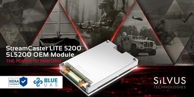 Silvus Technologies Streamcaster LITE 5200 Added To DIU Blue UAS ...