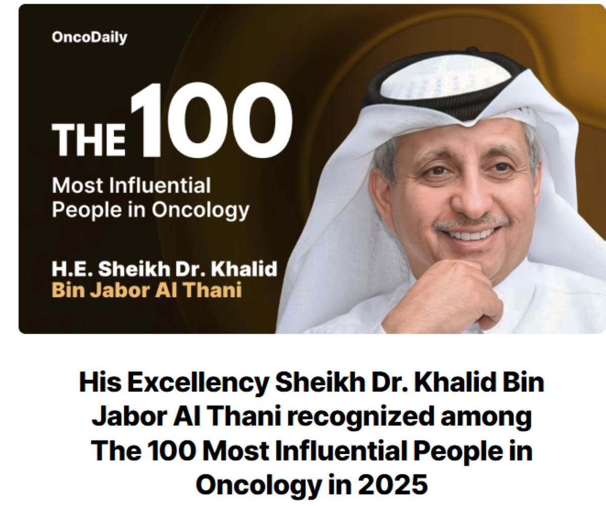 Qatar Cancer Society Chairman Among Top 100 Global Influential Figures ...