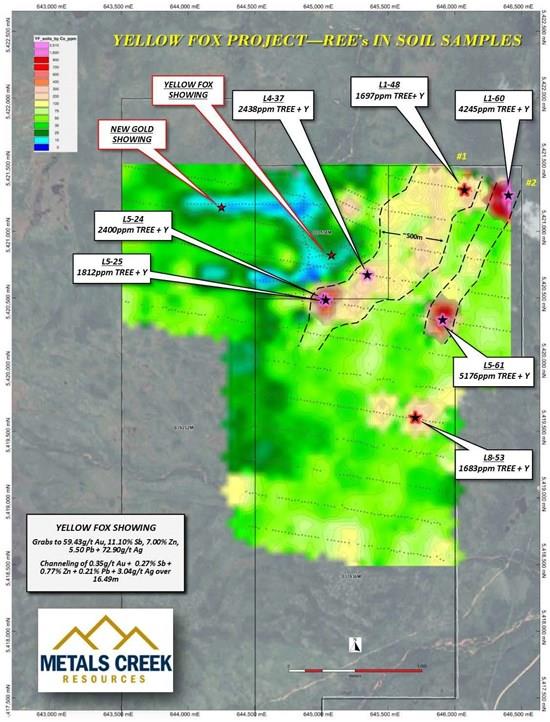 Metals Creeks' Option Partner Lomiko Identifies New REE Anomalies At ...
