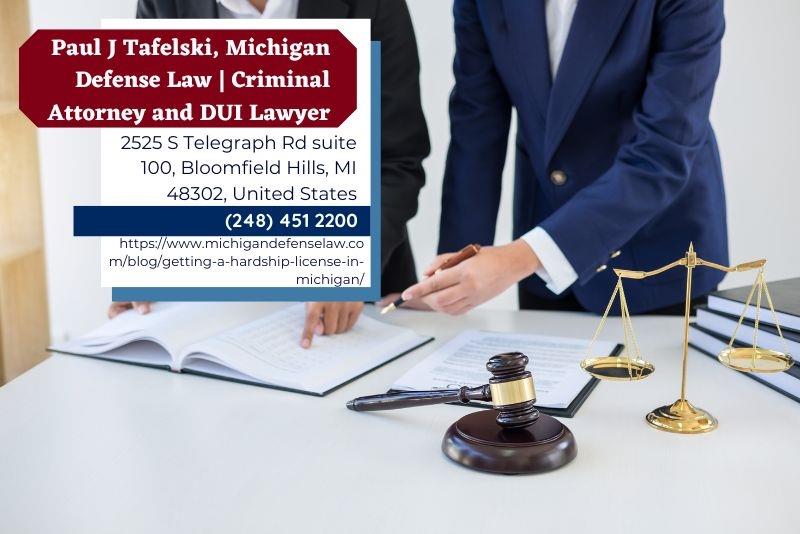 Oakland County License Restoration Attorney Paul J. Tafelski Of ...