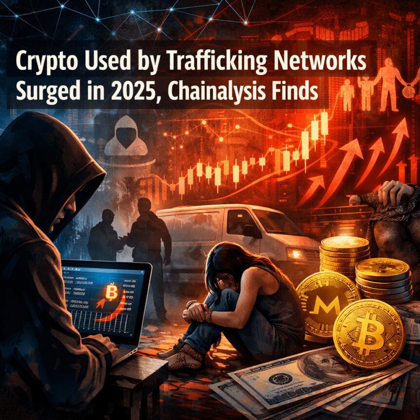 Crypto Used By Trafficking Networks Surged In 2025, Chainalysis Finds