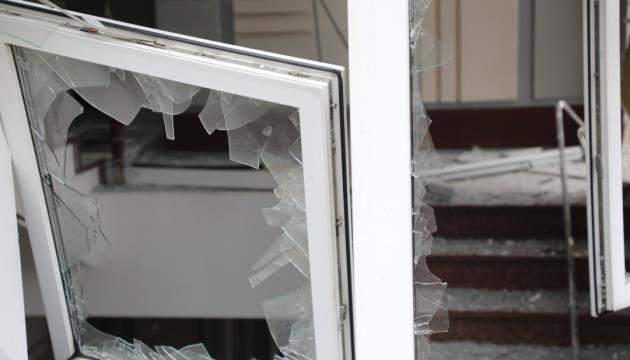 Administrative Building Damaged In Russian Drone Attack On Mykolaiv