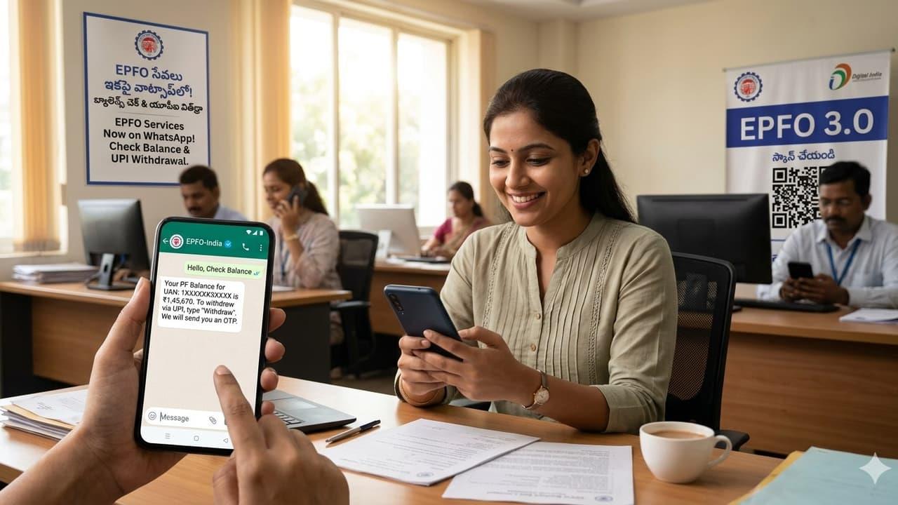 EPFO 3.0: Good News! Check PF Balance On Whatsapp, Withdraw Cash Via UPI
