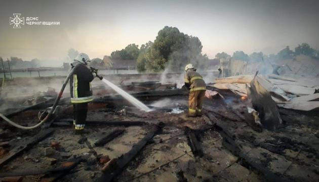 Fires Caused By Russian Drone Strikes Extinguished In Two Districts Of ...