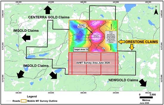 Orestone Completes Airborne Geophysical Survey At Captain Gold Porphyry ...