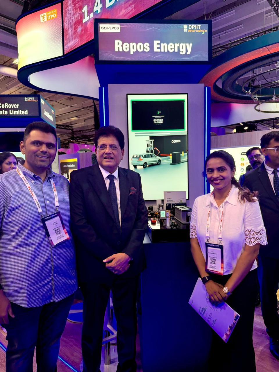Shri Piyush Goyal Visits Repos Energy Booth At Vivatech Paris 2026 ...