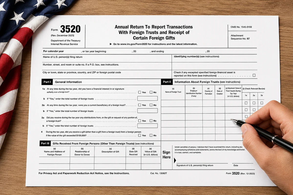 Commentary: Ignorance Of US Form 3520 Could Trigger Hefty IRS Penalties
