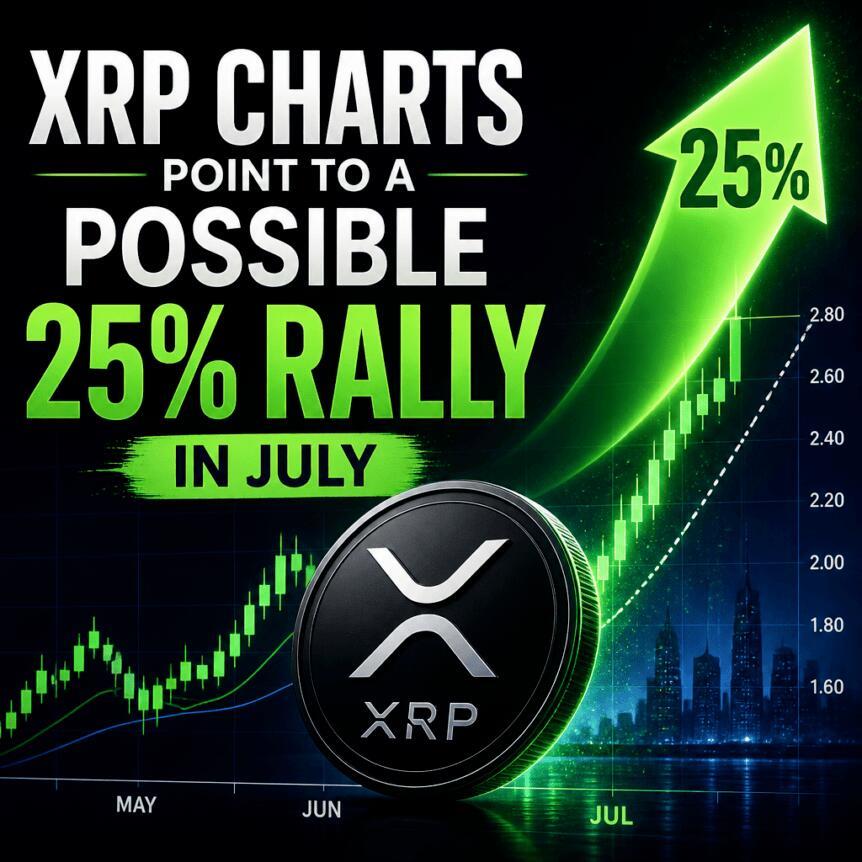 XRP Charts Point To A Possible 25% Rally In July