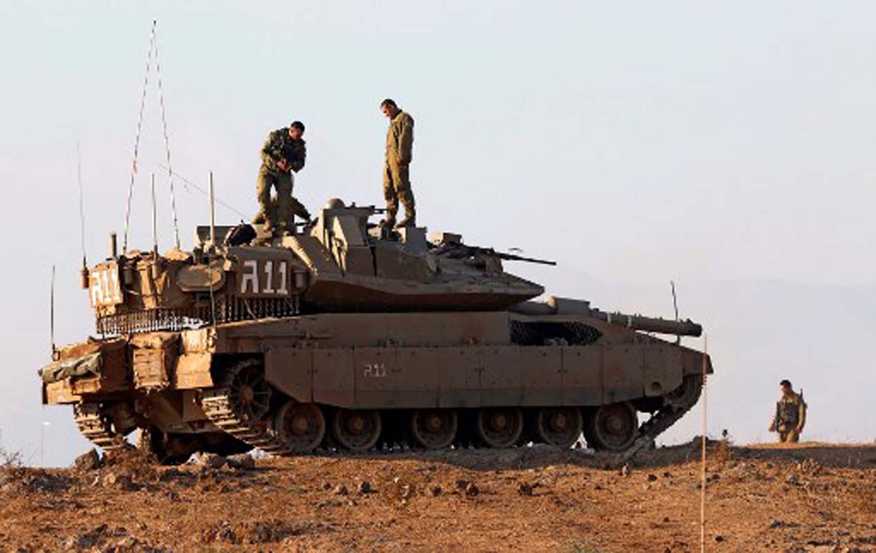 Hamas military wing targets 25 Israeli military vehicles in Gaza